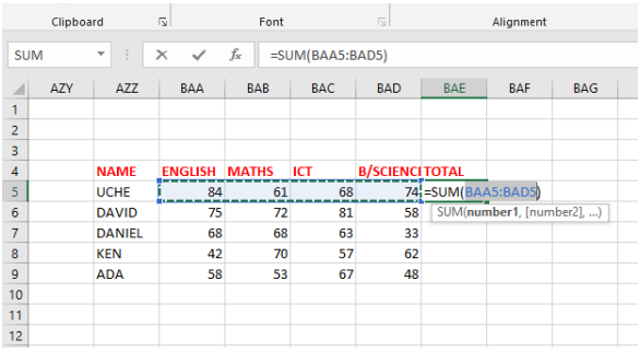 Performing Simple Calculations in Excel - Primacy E-Books Performing Simple Calculations in Excel - Primacy E-Books